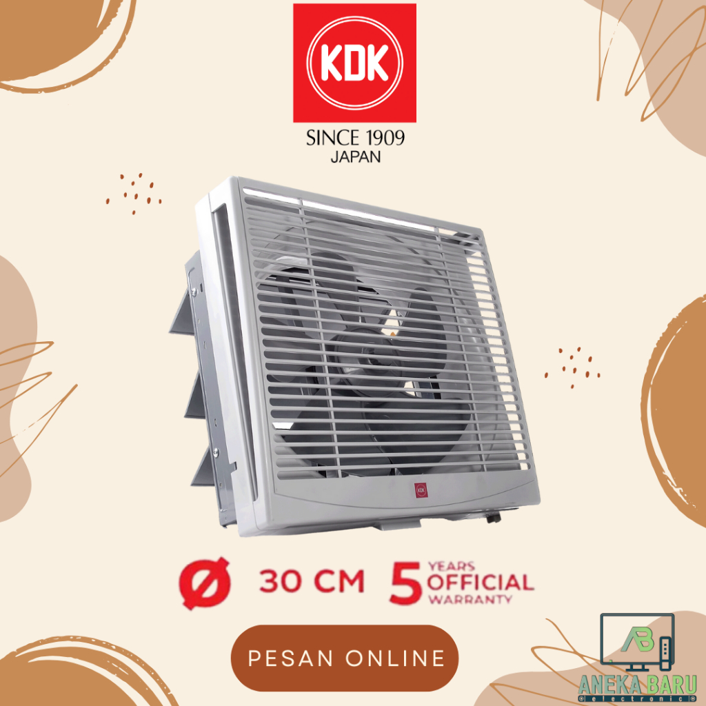 Jual [READY & COD] KDK Exhaust Fan Kipas Hexos 30RQN5 / 30 RQN (12 Inch ...