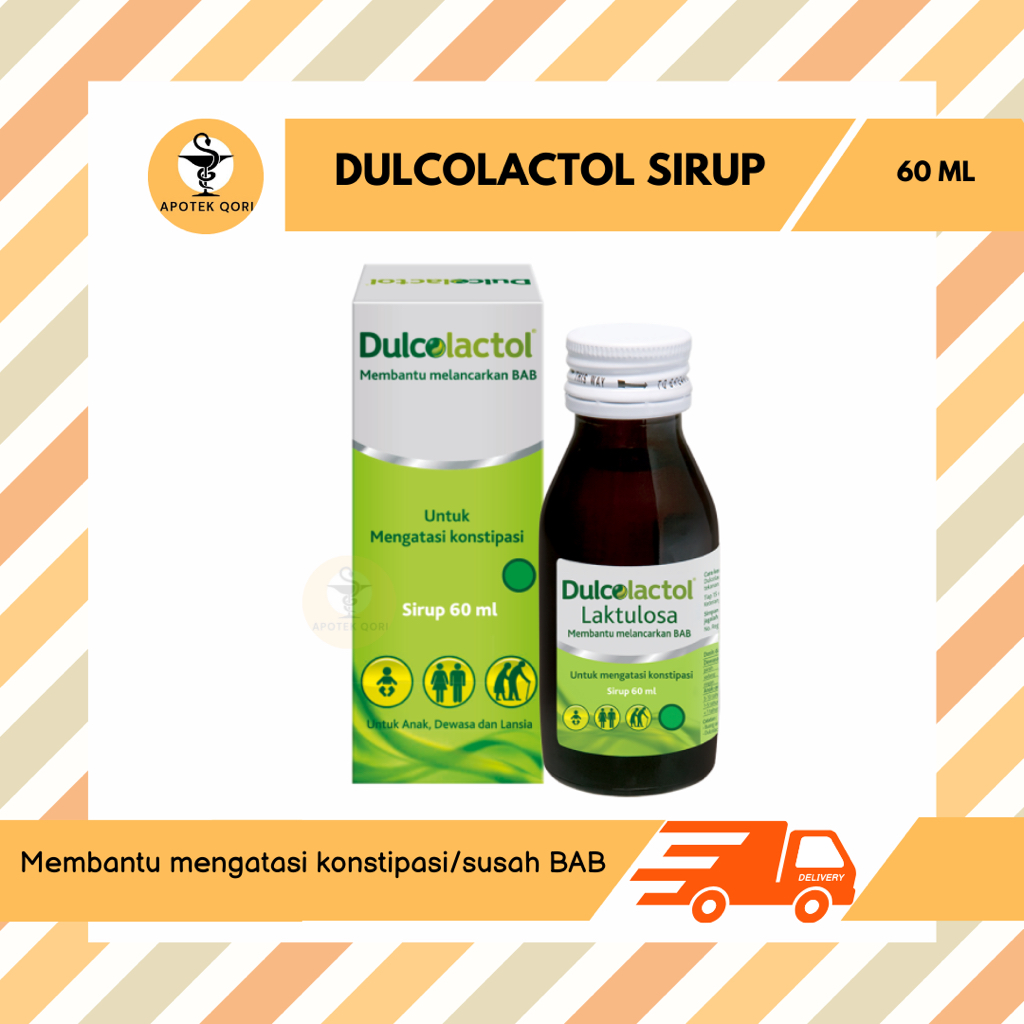 Jual DULCOLACTOL SIRUP 60 ML / PELANCAR BAB / MERINGANKAN SEMBELIT | Shopee Indonesia