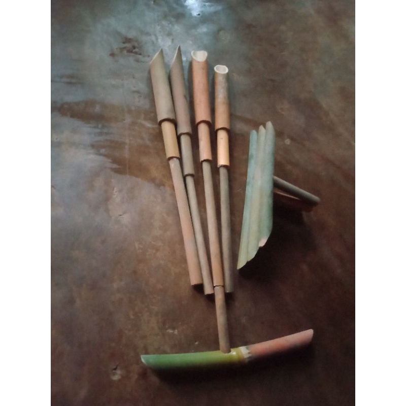 Jual pistol pistolan/peletokan/mainan jadul/mainan anak/pistol bambu ...