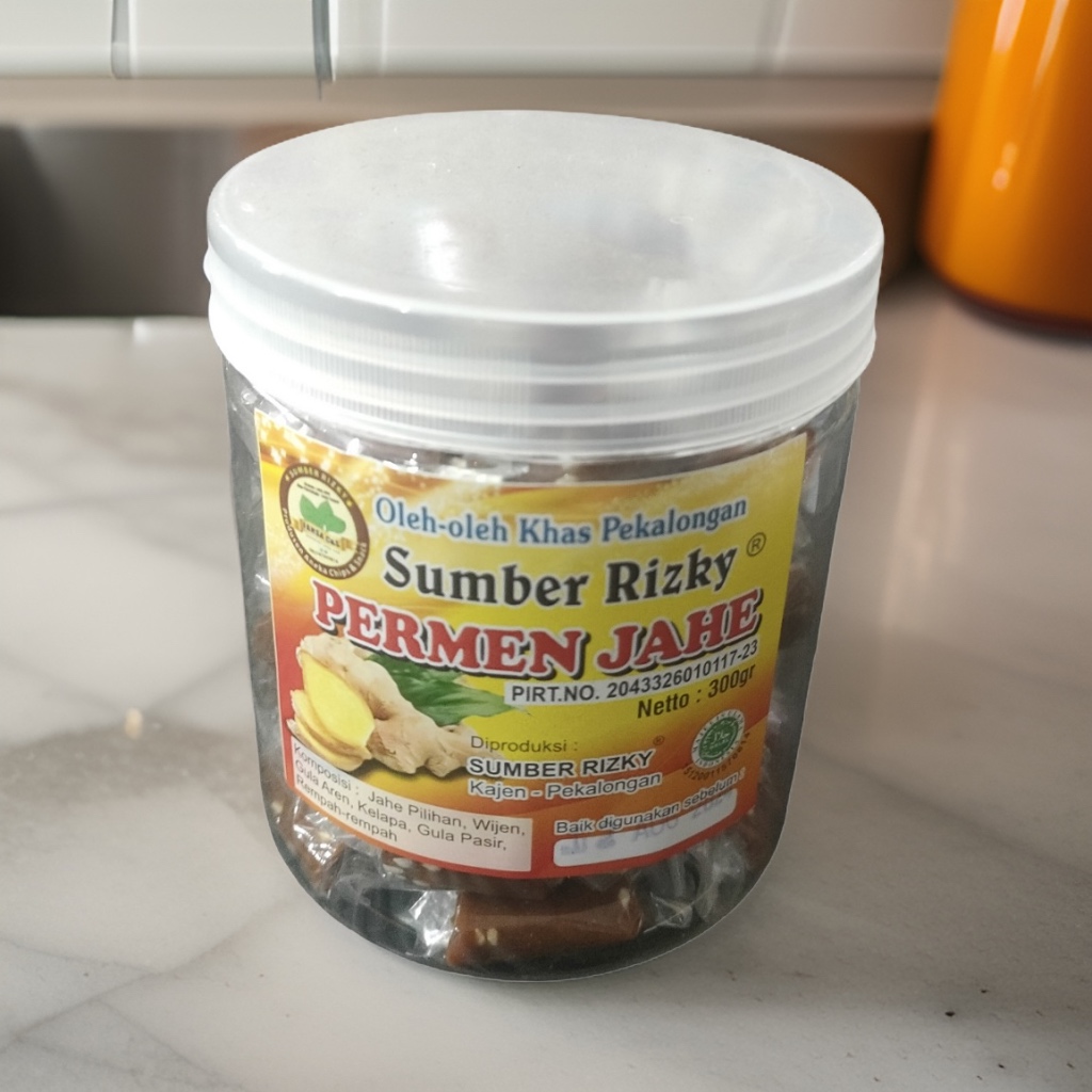 Jual Permen Jahe Wijen Pedas Jadul Original Kemasan Toples 300 Gram ...