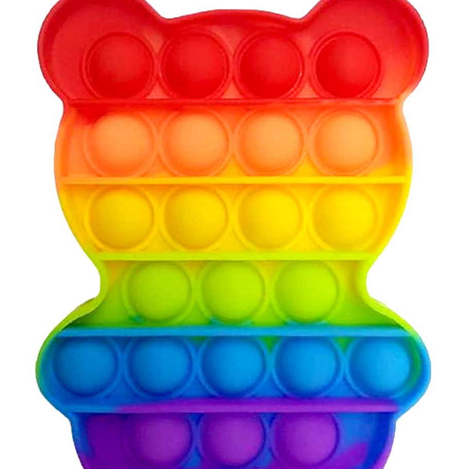 Jual Model Terkini Pop It Fidget Toy Rainbow Mainan Anak Bubble Tik Tok ...