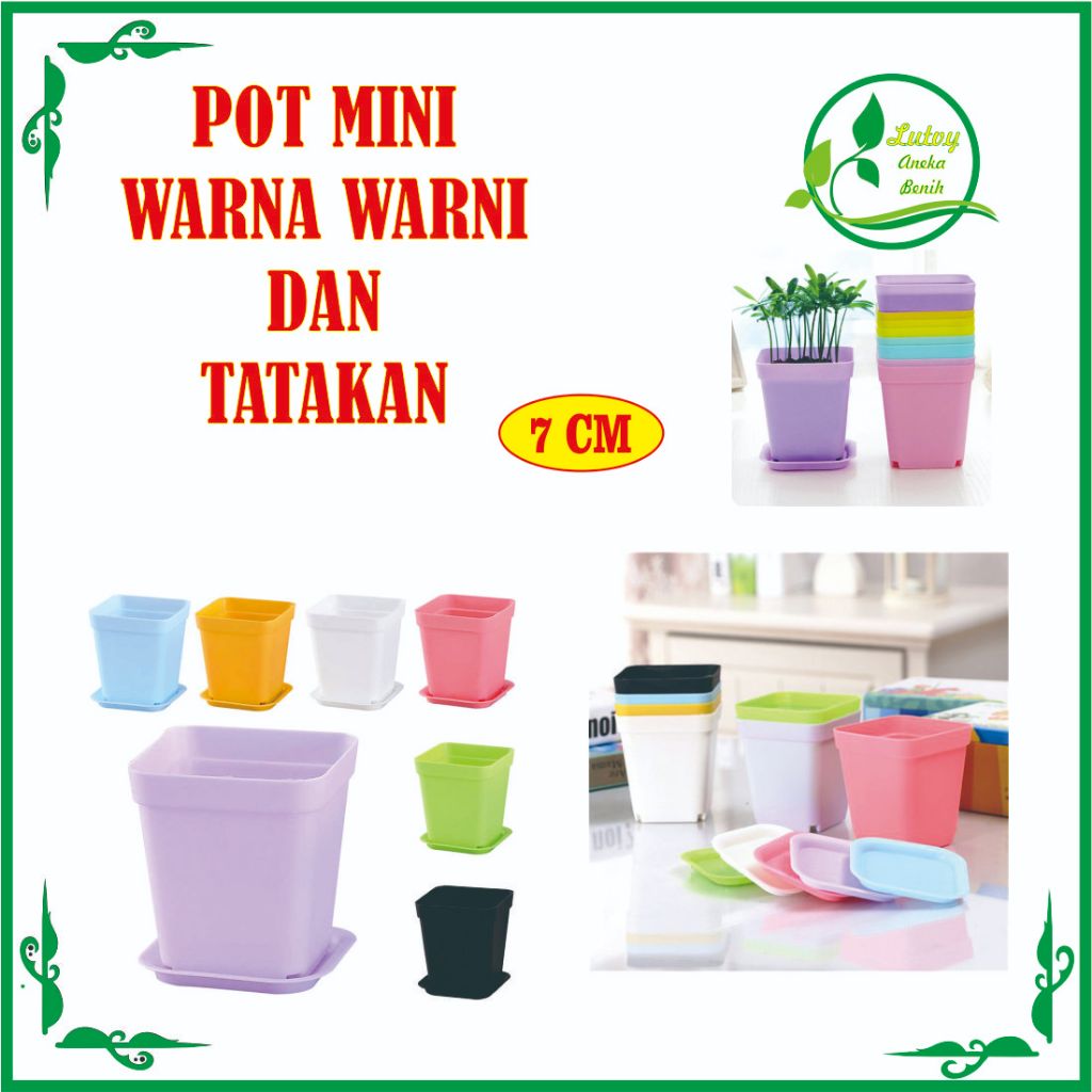 Jual POT MINI DAN TATAKAN UKURAN 7 CM | Shopee Indonesia