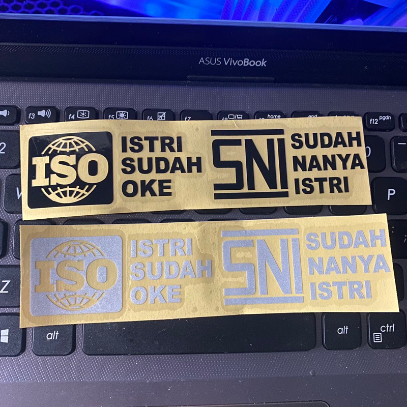 Jual Sticker cutting SNI dan iso Stiker cuting khusus punya istri ...