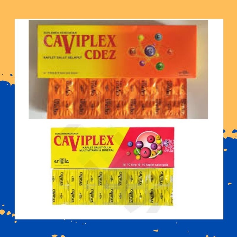 Jual caviplex | caviplex CDEZ strip 10 tablet multivitamin | Shopee ...