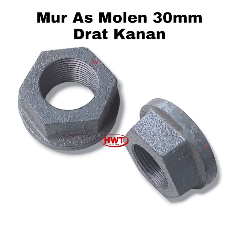 Jual Mur As Utama Drum Gentong Molen Tiger 30mm | Shopee Indonesia