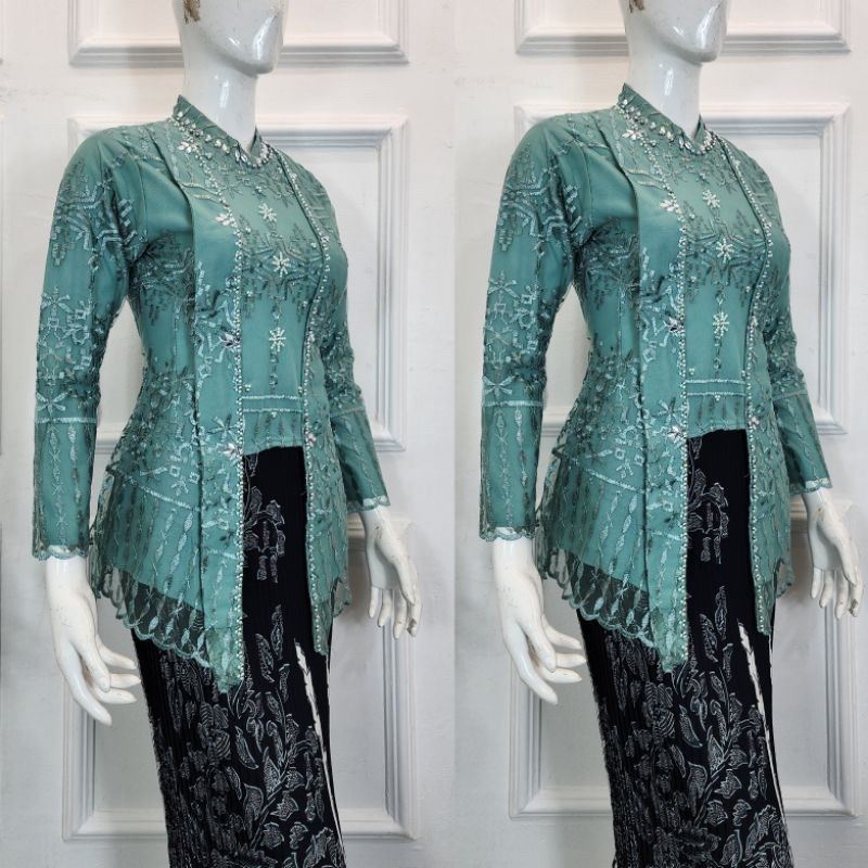 Jual KEBAYA ADARA / KUTUBARU SHANGHAI TULLE / KEBAYA CANTIK / KEBAYA MODERN | Shopee Indonesia