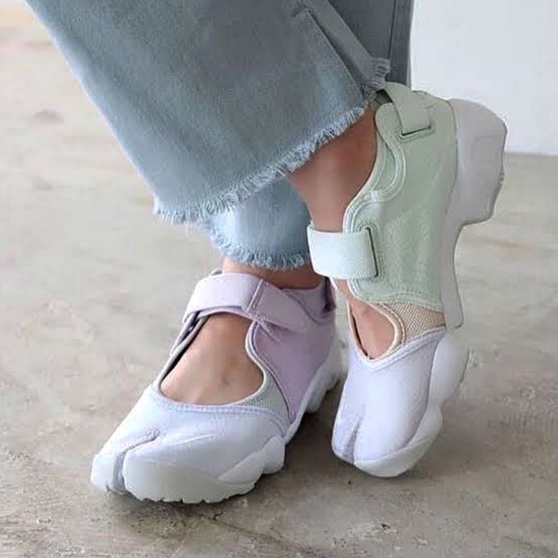 Jual [NEW] Sepatu Sandals Nike Air Rift Grey Navy BNIB 100% Authentic ...