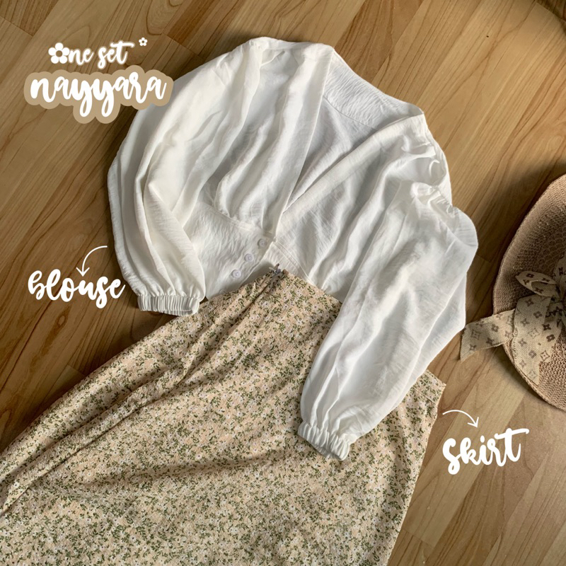 Jual NAYYARA ONE SET ( Rok + Blouse ) •By ibefe | SIAP KIRIM | Shopee ...