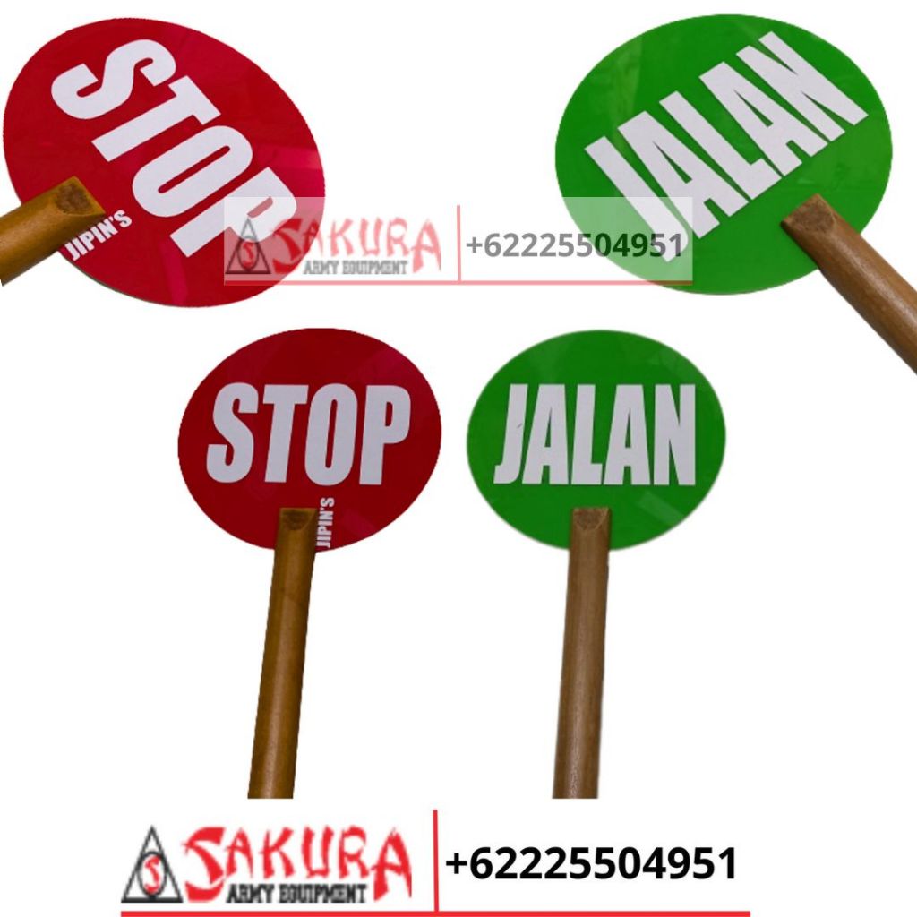 Jual rambu stop safety tongkat stop lalu lintas 20 cm | Shopee Indonesia