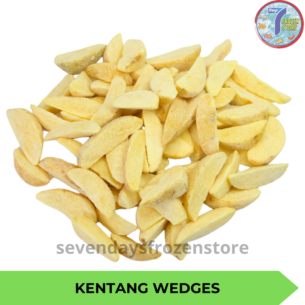 Jual Kentang Goreng Beku Potato Wedges kemasan 1 kg | Shopee Indonesia