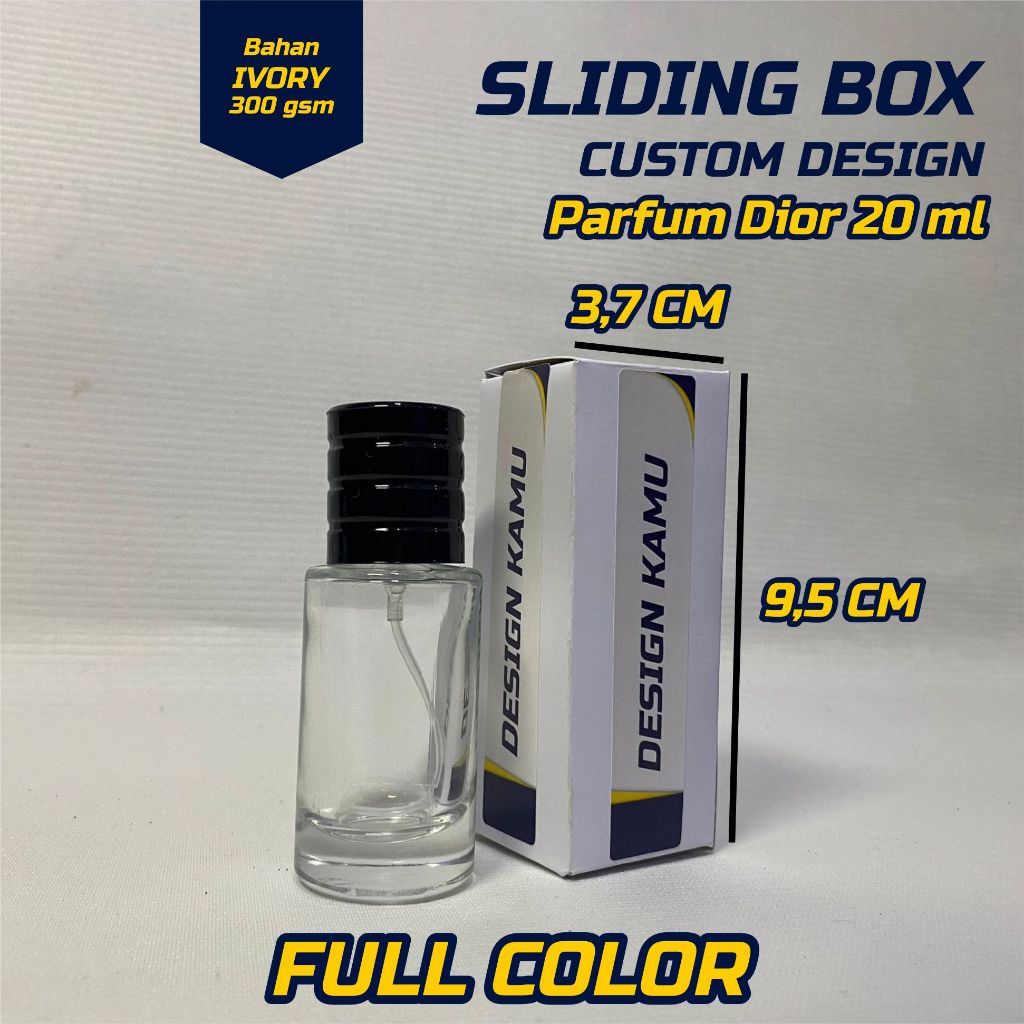 Jual box packaging parfume custom / box packaging parfum dior 20 ml ...