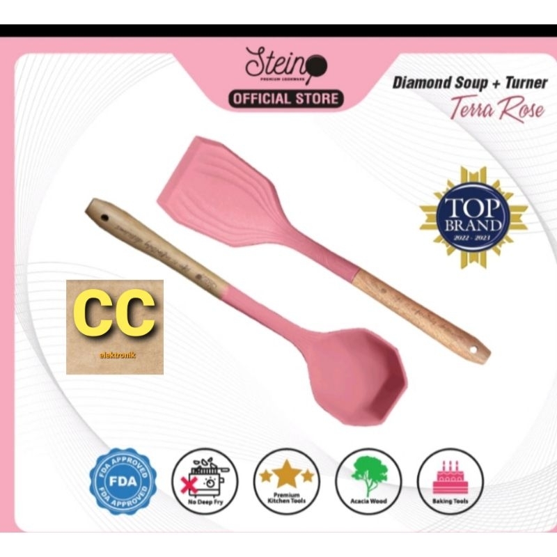 Jual STEIN BUNDLE DIAMOND SPATULA SET (TUNER + SOUP) STEINCOOKWARE ...