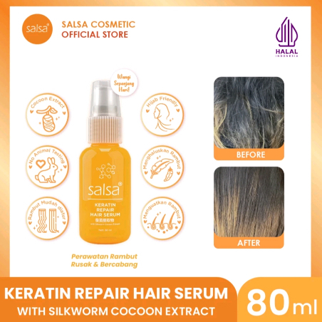 Jual SALSA HAIR SERUM SALSA KERATIN REPAIR HAIR SERUM SALSA GROWTH HAIR ...