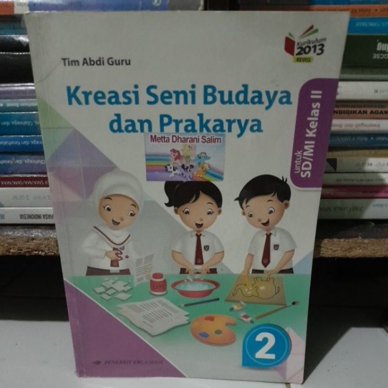 Jual Buku Kreasi Seni Budaya dan Prakarya kelas 2 sd revisi | Shopee Indonesia