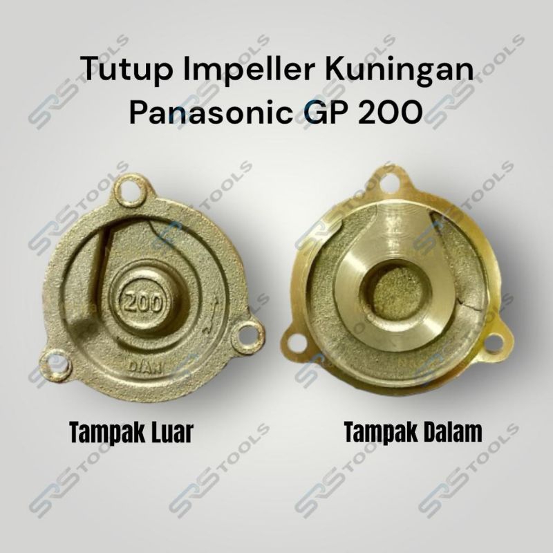 Jual Tutup Impeller Kuningan Panasonic GP 200 PWH 236 - Casing Cover ...