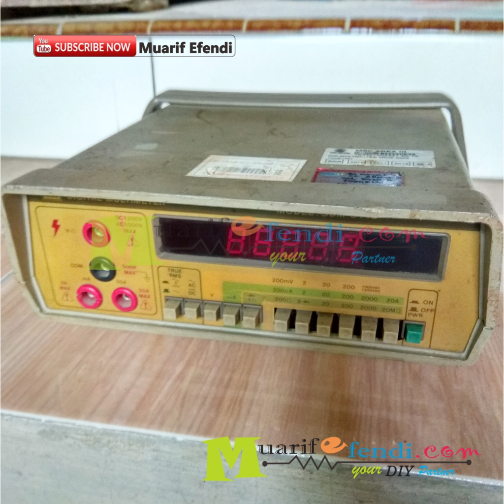 Jual GW INSTEK GDM-8145 DIGITAL MULTIMETER BEKAS NORMAL PEMAKAIAN ...