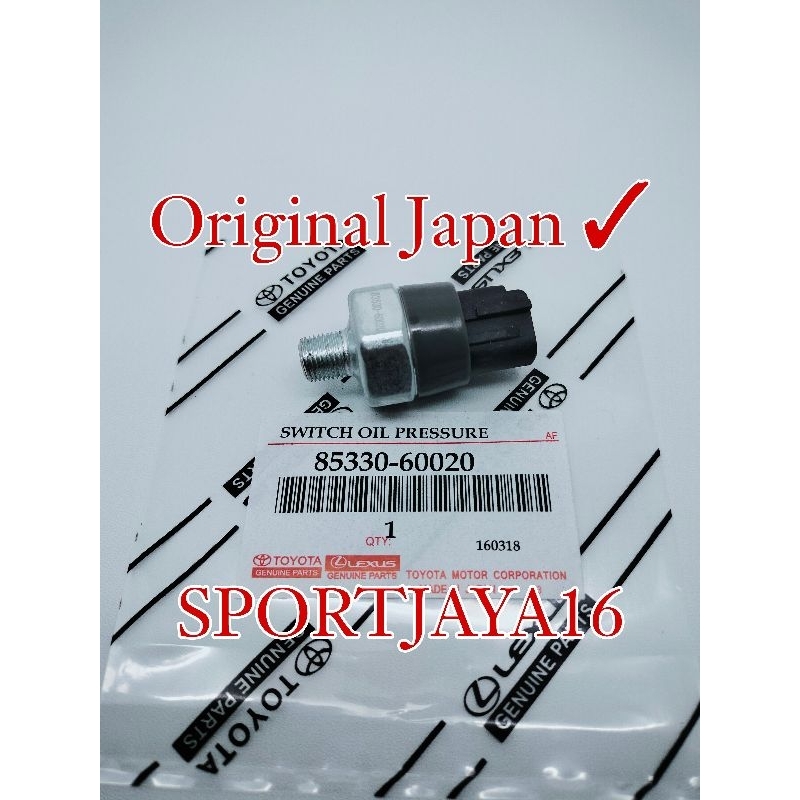 Jual SENSOR SWITCH OLI OIL PRESSURE YARIS VIOS INNOVA INOVA ORI JAPAN ...