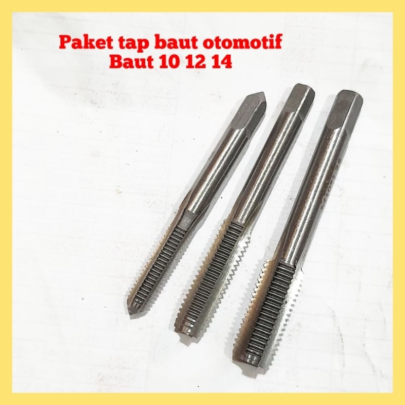 Jual Paket tap baut 10 12 14 m5 m6 m8 m10 cocok untuk otomotif | Shopee Indonesia