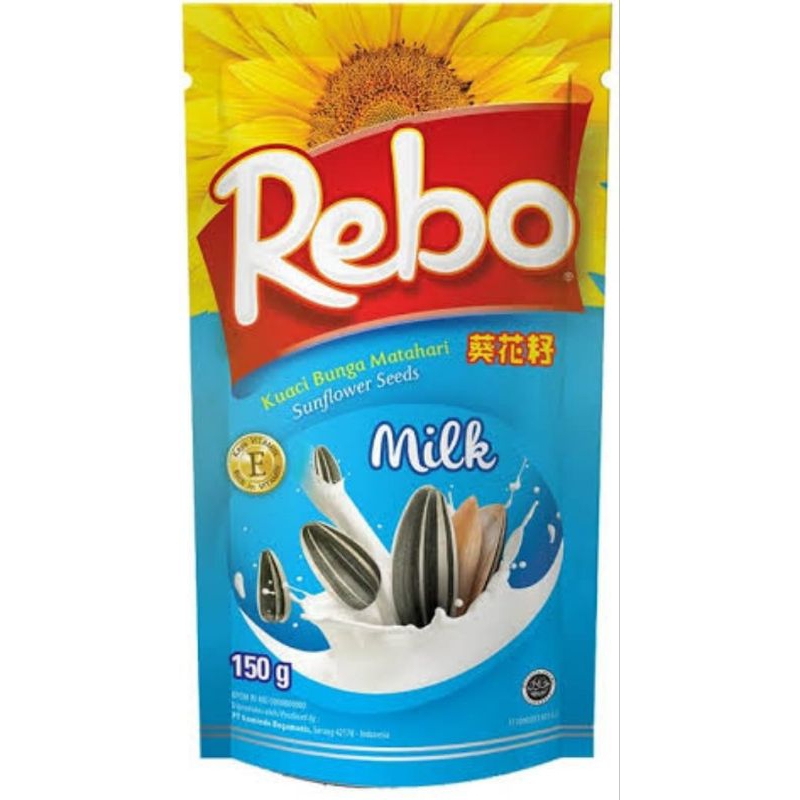 Jual Kuaci Rebo Milk 150gr Shopee Indonesia