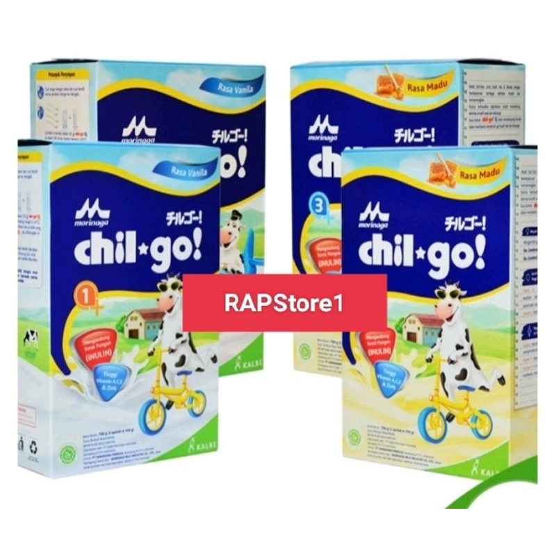 Jual Susu Morinaga Chil Go 1+ 3+ 700 gram Susu Bubuk Powder Susu Chilgo ...