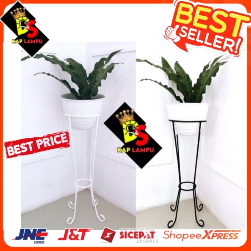 Jual Rak pot standing besi hias minimalis | Shopee Indonesia