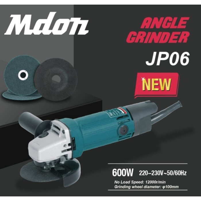 Jual MESIN GERINDA GURINDA TANGAN 4" / ANGLE GRINDER MDON by EDON JP06 ...