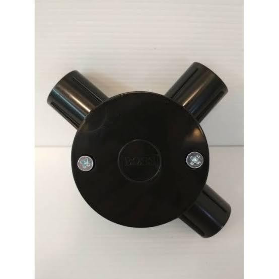 Jual TDus Cabang 3 / Tee Dus / T Dos Jalur Listrik Hitam BOSS 20 mm ...