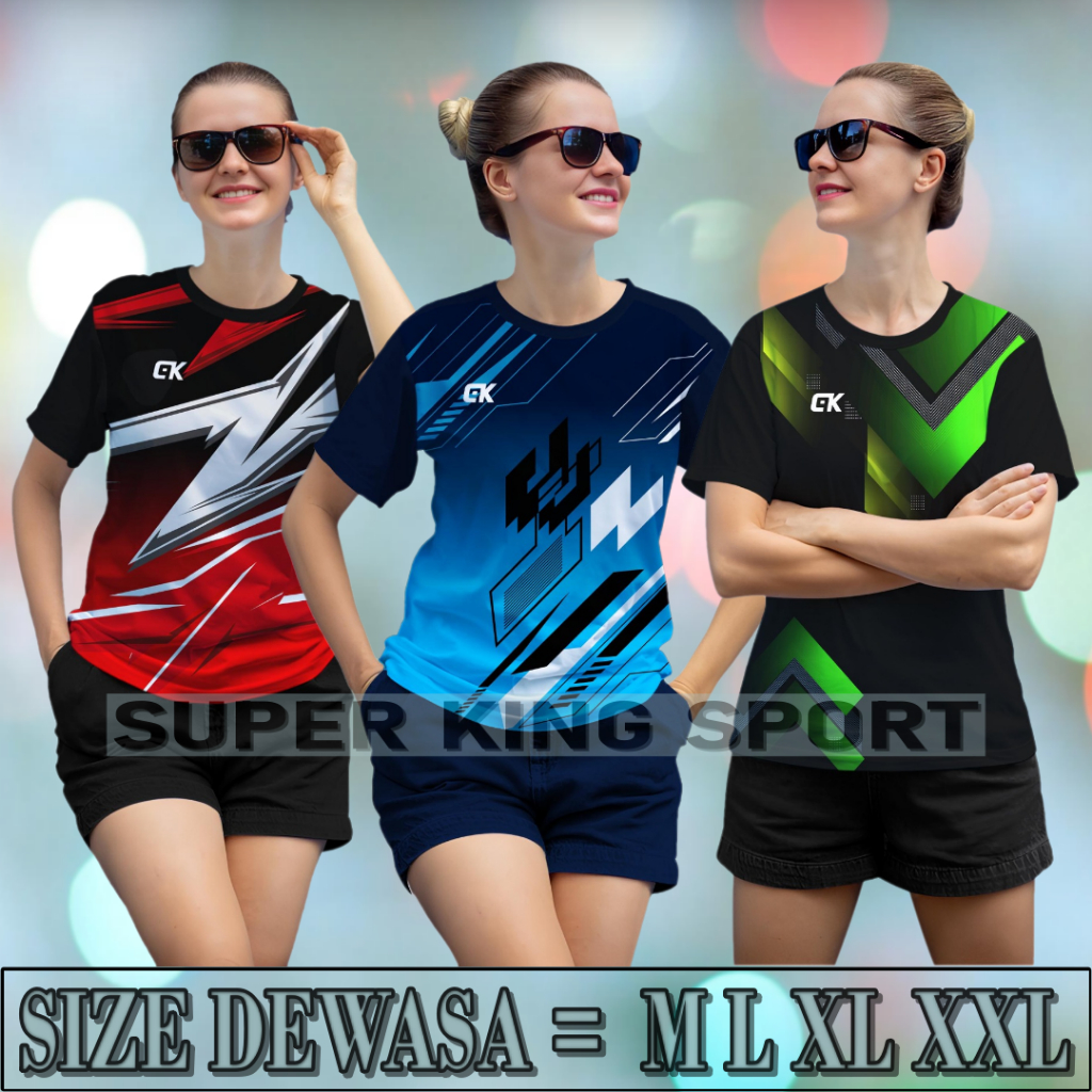 Jual KAOS OLAHRAGA WANITA JERSEY VOLLY CEWEK KAOS VOLLY WANITA BAJU BULUTANGKIS KAOS VOLI ...
