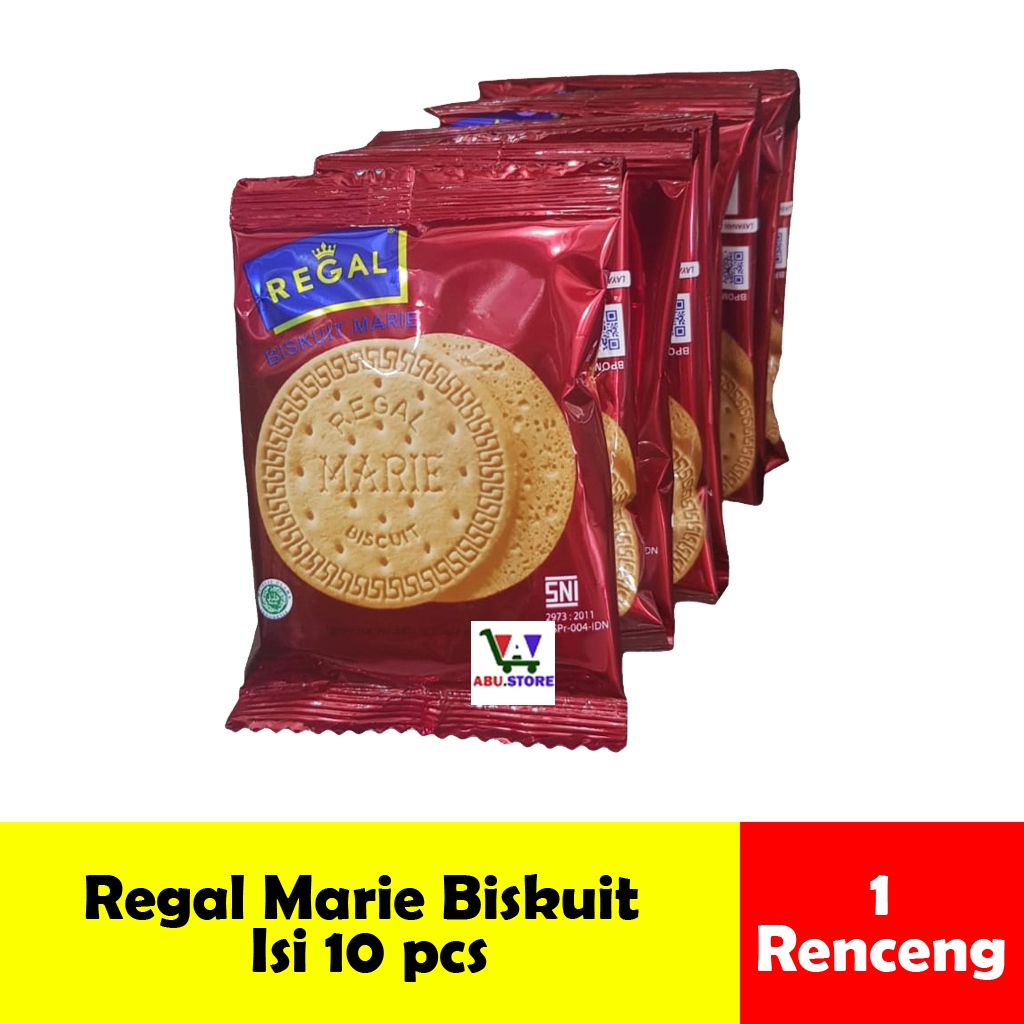 Jual REGAL MARIE BISKUIT KEMASAN RENCENG ISI 10 PCS | Shopee Indonesia
