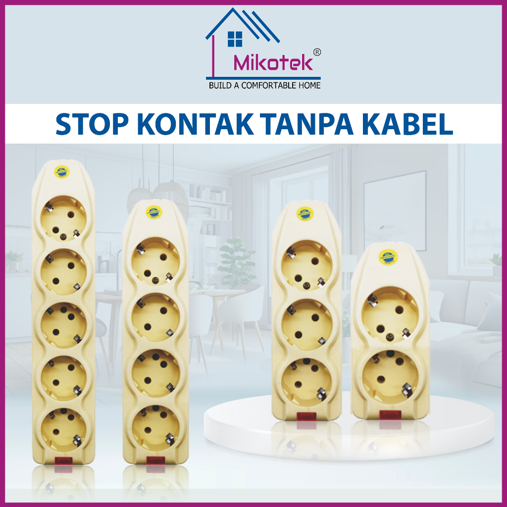 Jual Mikotek - Stop Kontak Tanpa Kabel Asli Kuningan | Shopee Indonesia