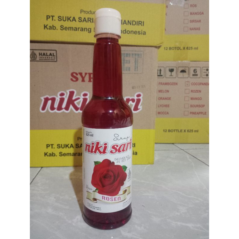 Jual SIRUP NIKI SARI 625ml 4 varian rasa 100%ORIGINAL | Shopee Indonesia