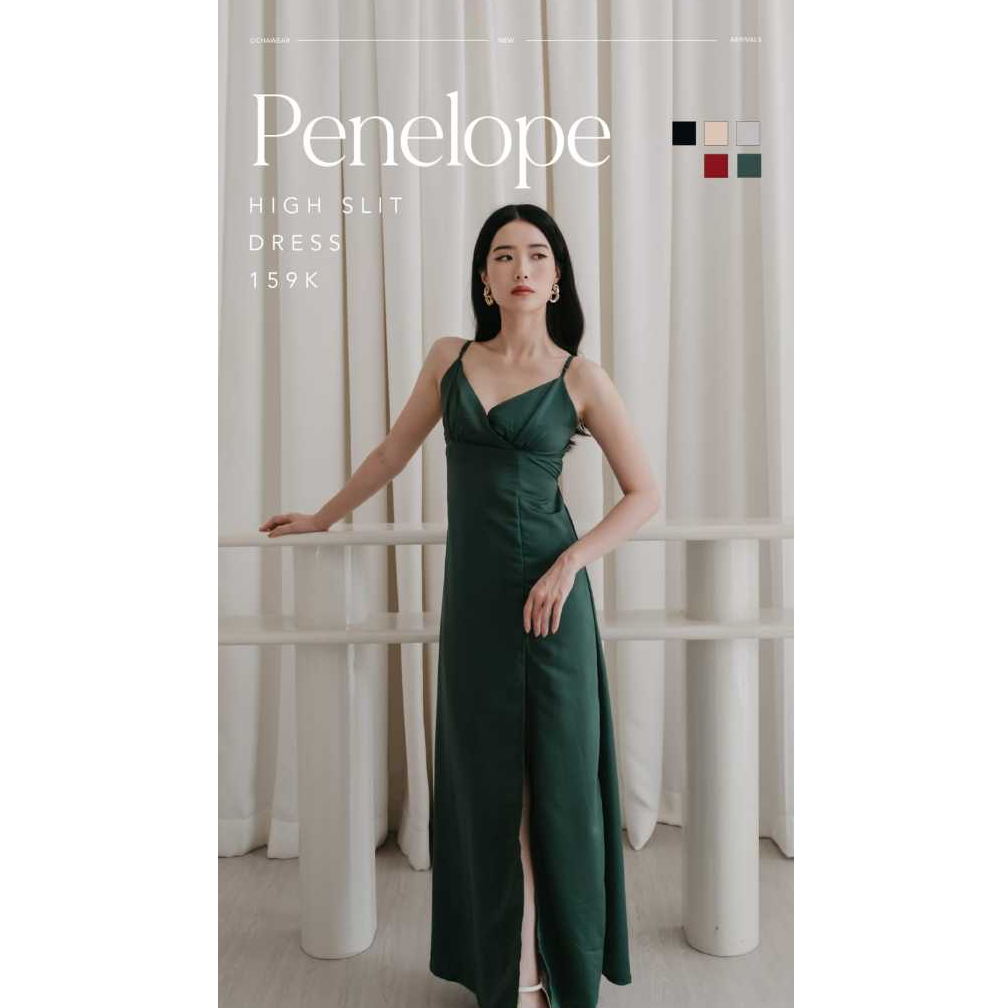 Jual Penelope High Slit Dress —— Ocha Wear | Pakaian Dress Wanita ...