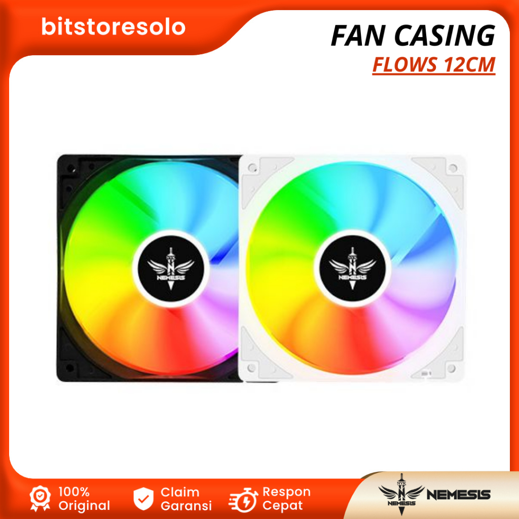 Jual Fan Casing 12 Cm NYK Flows Rainbow 12" RGB | Shopee Indonesia