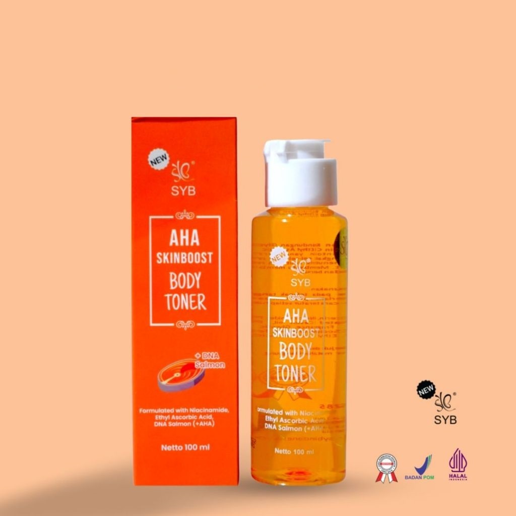 Jual SYB AHA Skinboost Body Toner DNA Salmon 100 ml || Toner Badan SYB ...