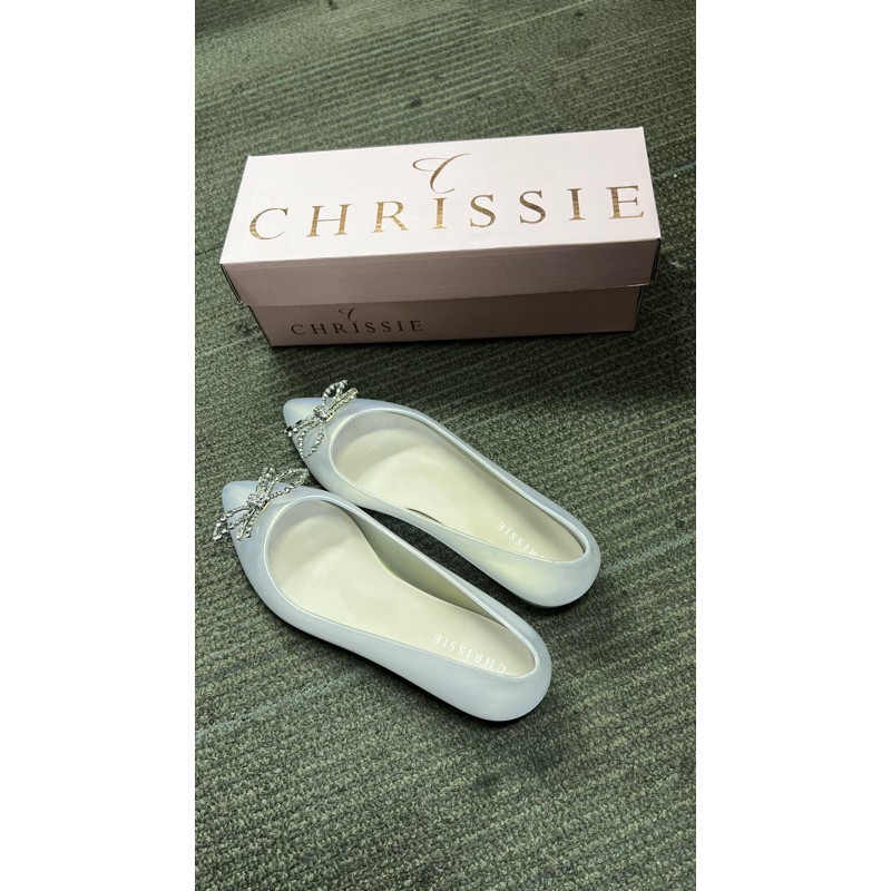 Jual Payless Chrissie Womens Visca Flats Jelly Shoes Clear | Shopee ...