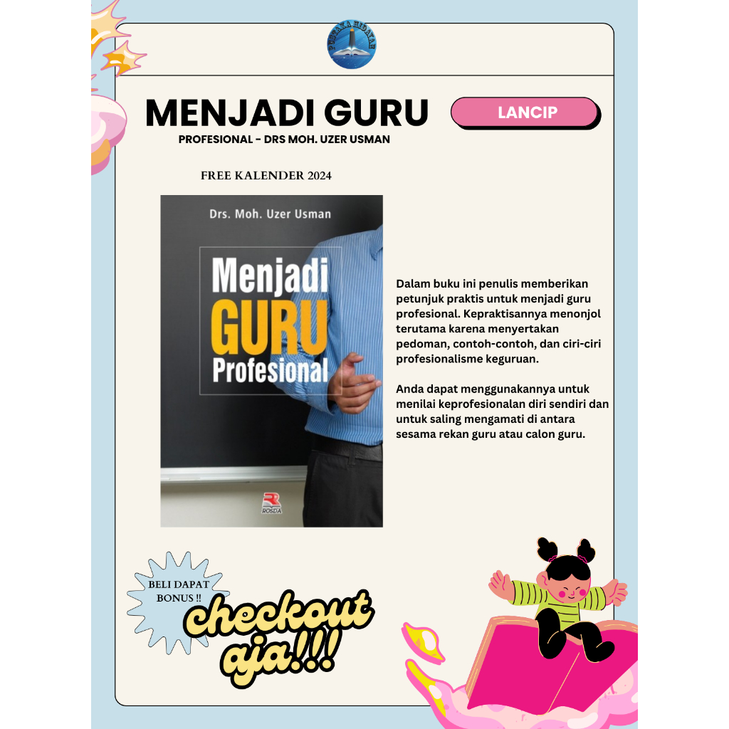 Jual Menjadi Guru Profesional - Moh. Uzer Usman Original Penerbit Rosda | Shopee Indonesia