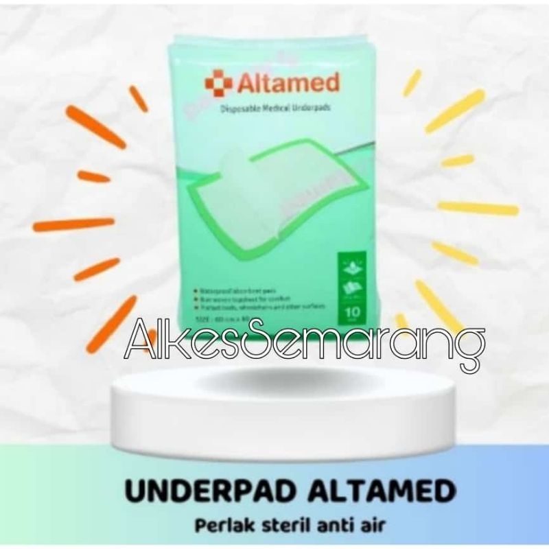 Jual Perlak UnderPad Altamed isi 10 ukuran 60cm x 90cm | Shopee Indonesia