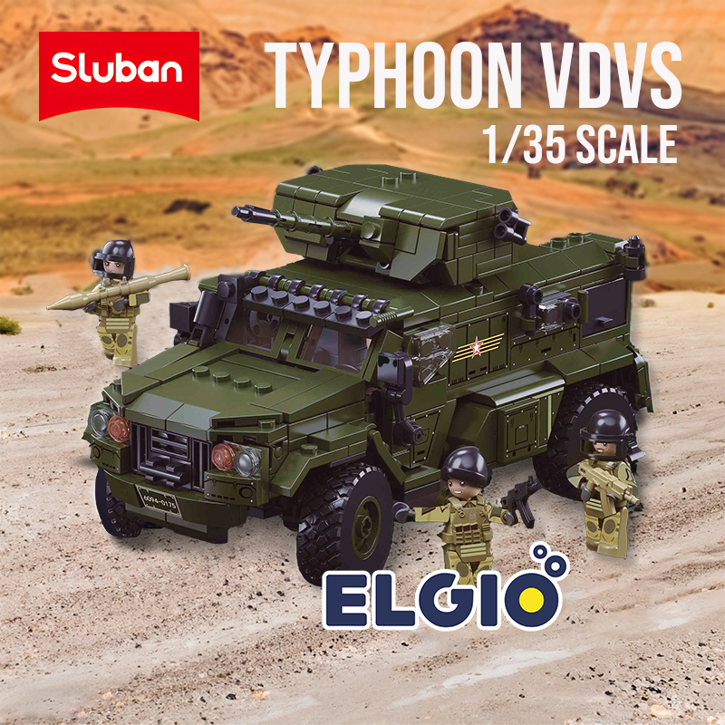 Jual Sluban Bricks Mobil Jeep Tentara Army VDVS Armored Vehicle B1179 ...