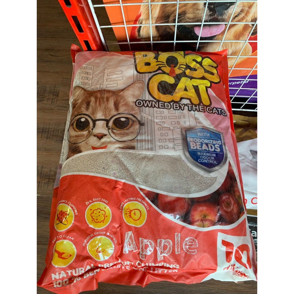 Jual PASIR KUCING BOSCAT GUMPAL WANGI KEMASAN 10 LITER | Shopee Indonesia