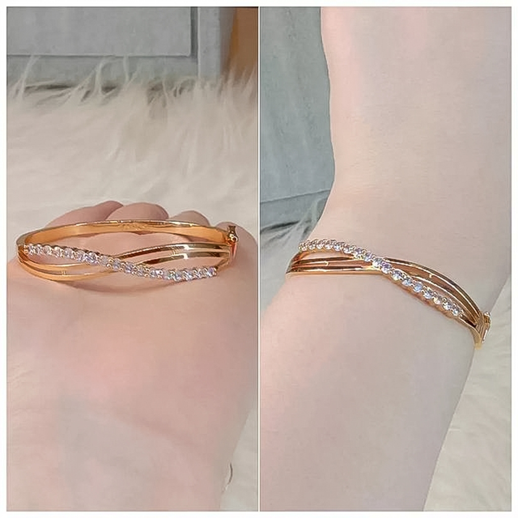 Jual La Vienne - Verra - Gelang Titanium Wanita Anti Karat - Perhiasan ...