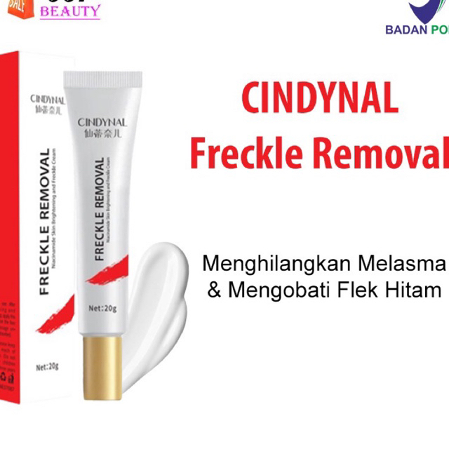 Jual CINDYNAL Whitening Freckle Cream Remove Dark Spots Penghilang Flek/Jerawat/Bintik Noda ...