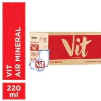 Jual VIT Gelas 220 ml (1 dus = 48 pcs) | Shopee Indonesia