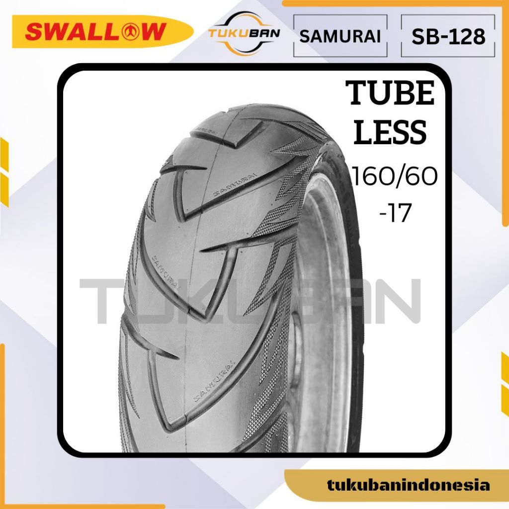 Jual Ban Luar Motor Swallow Motor SB-128 SAMURAI 160/60 RING 17 ...
