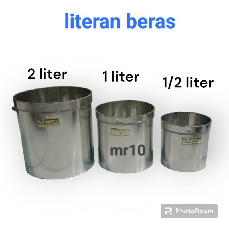 Jual literan beras ukuran 2 liter 1 liter 1/2 liter | Shopee Indonesia