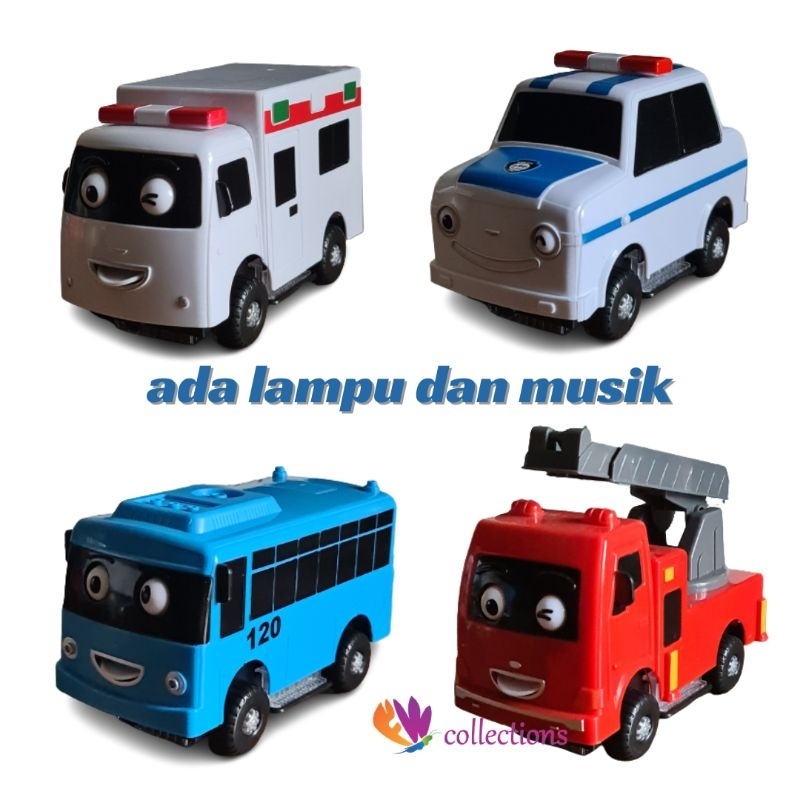 Jual (Bisa COD) Mobil Tayo Musik Mainan Anak Bus Pemadam Dengan Lagu ...