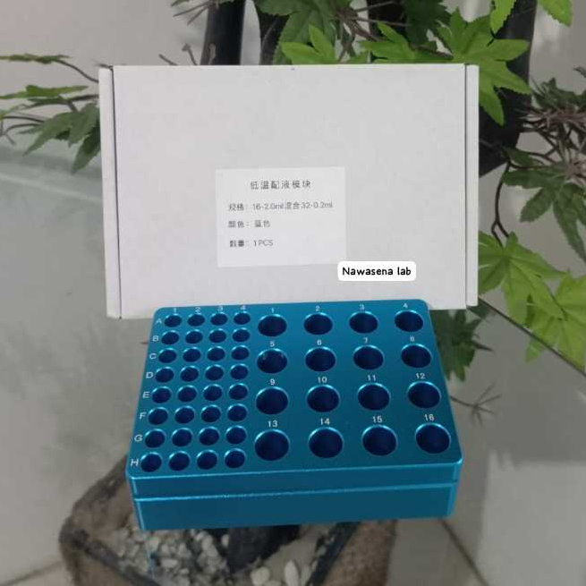 Jual Microtube and PCR Cooling Block / Rack Aluminium 16x2.0ml, 32x0 ...