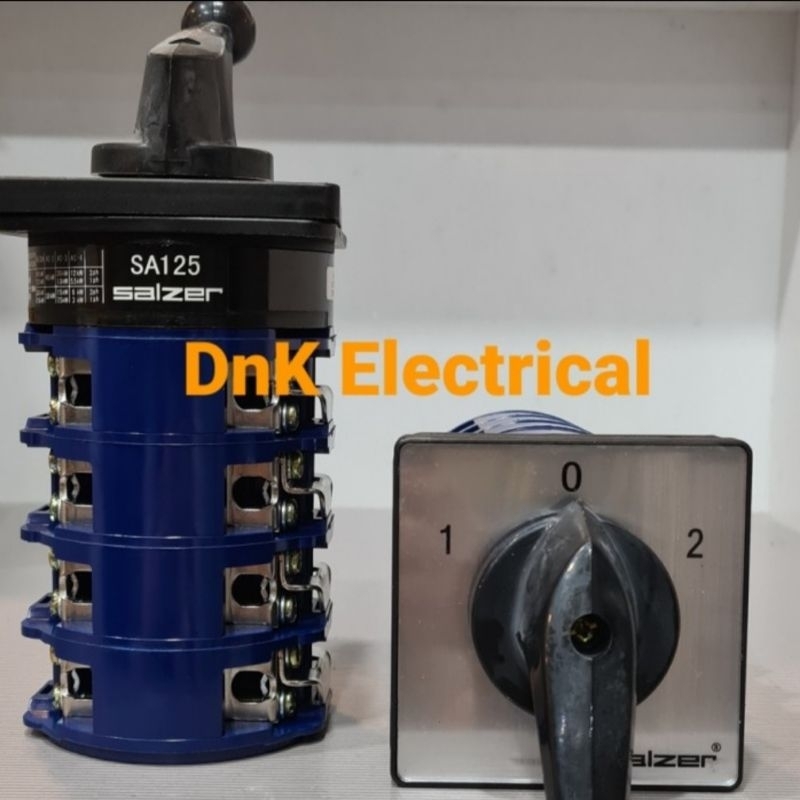 Jual Selector Switch COS 102 4 Pole 125A Merk Salzer Type SA125-3-1 ...