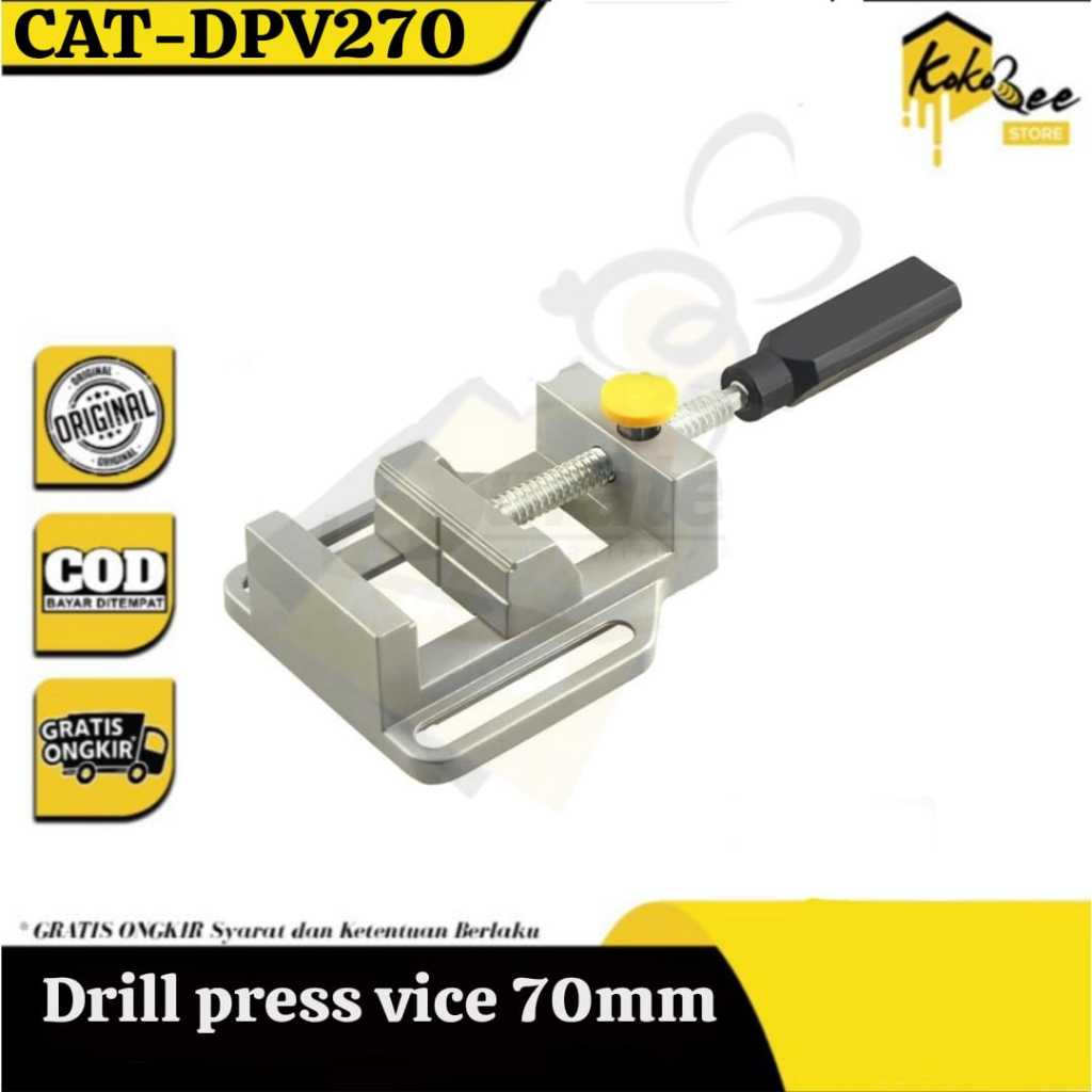 Jual Drill press vice meja - alat penjepit stand bor ragum catok bor ...