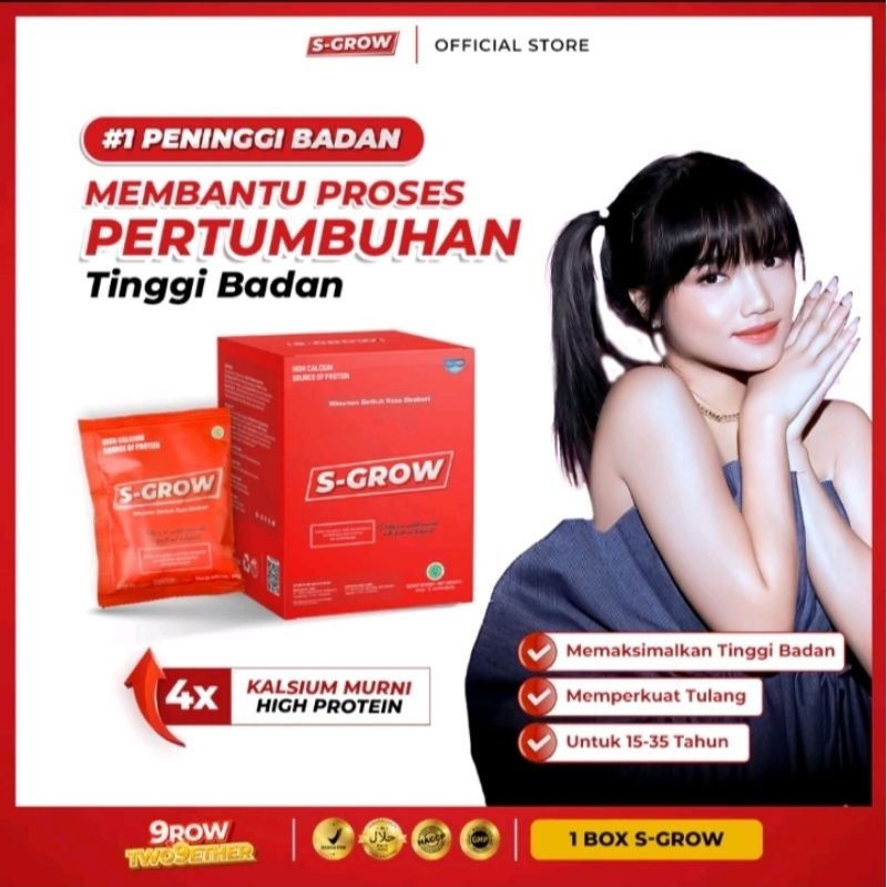 Jual S-GROW Susu Peninggi Badan Terbaik - 5 SACHET | Shopee Indonesia