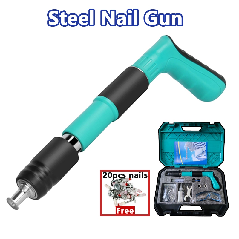 Jual 5 Gear Mini Nail Gun / Alat Mesin Tembak Paku Beton / Paku Tembak ...